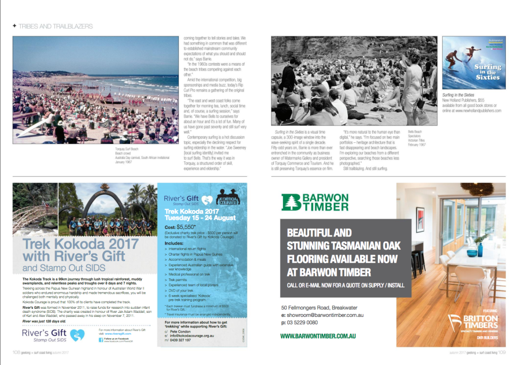 Article/Book Review for Geelong + Surf Coast Living magazine – OVER THE ...